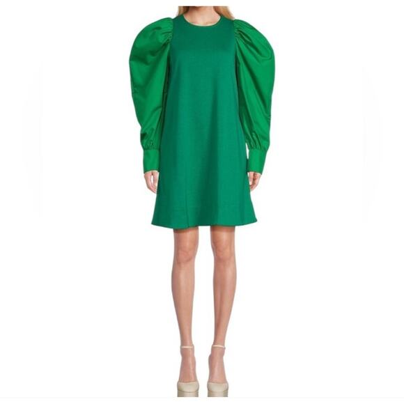 Area Stars | Dresses | Nwt Womens Area Stars Woven Puff Sleeve Aline ...